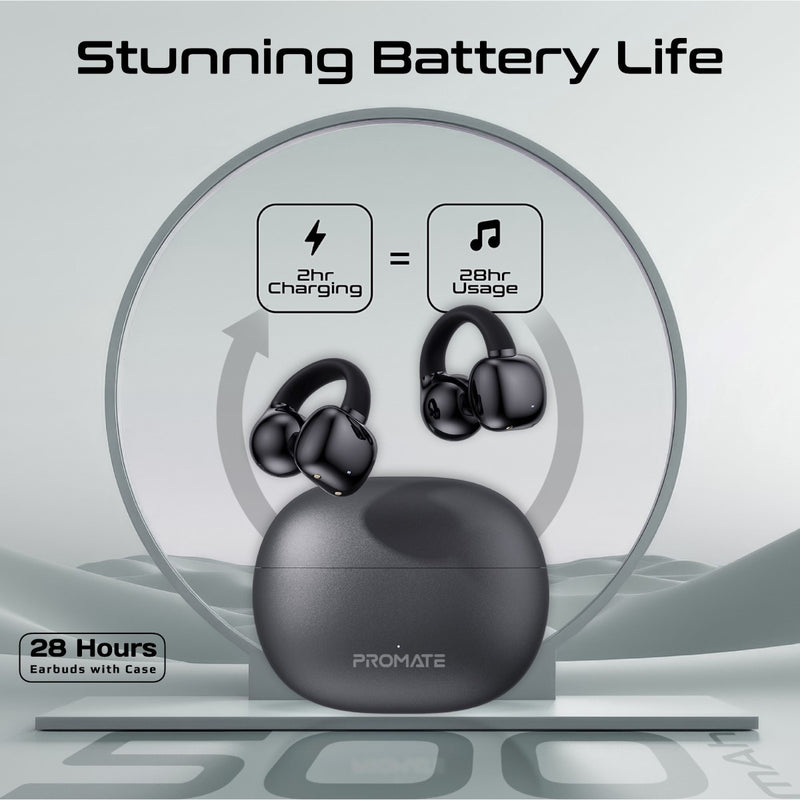 AudioFit™ Open Ear Clip On TWS Earbuds w/ IntelliTouch – Promate ...