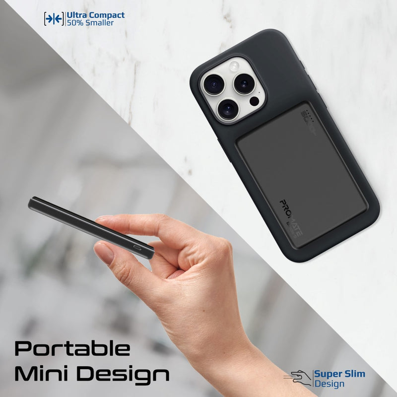 Ultra-Slim Aluminum Crafted MagSafe Compatible Wireless Charging Power – Promate Technologies