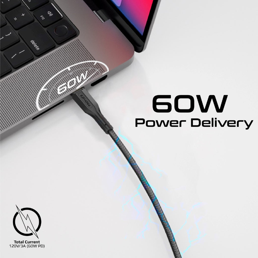 3Pcs High Tensile Strength Data & Charge USB-C Cable kit – Promate ...