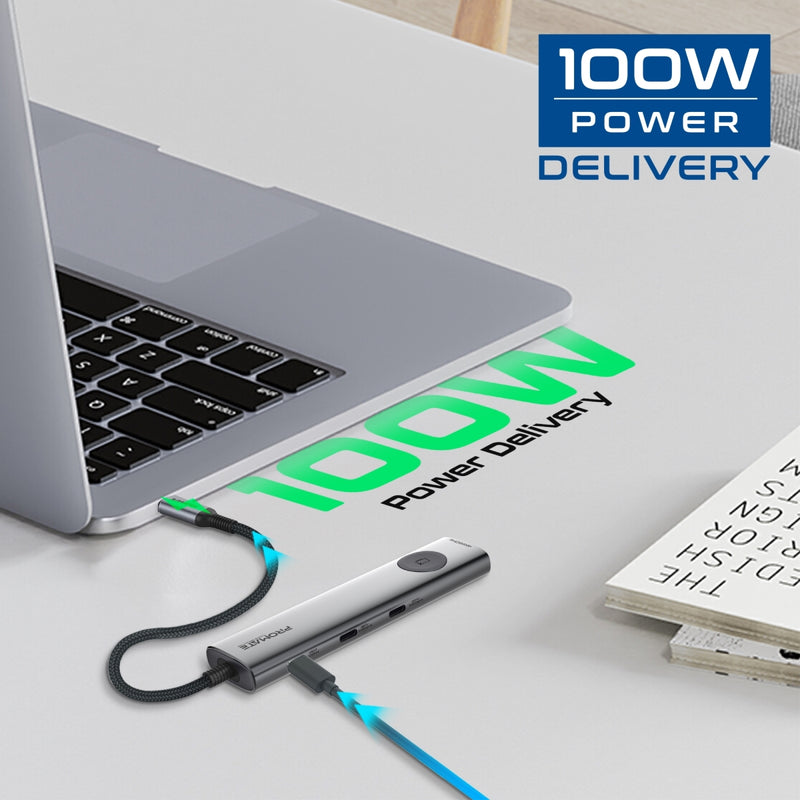 4K@60Hz Multi-Function High Speed USB-C Hub with Screen Privacy Button ...