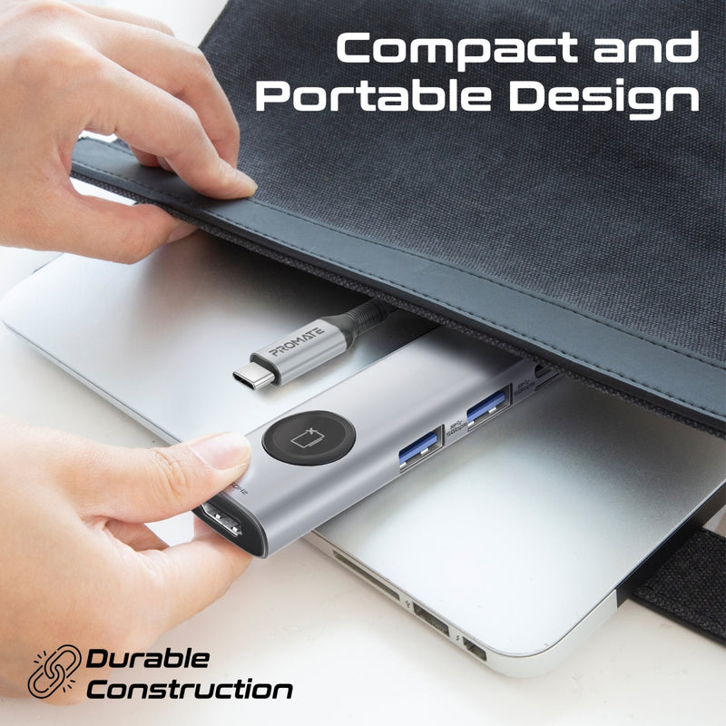 4K@60Hz Multi-Function High Speed USB-C Hub with Screen Privacy Button ...