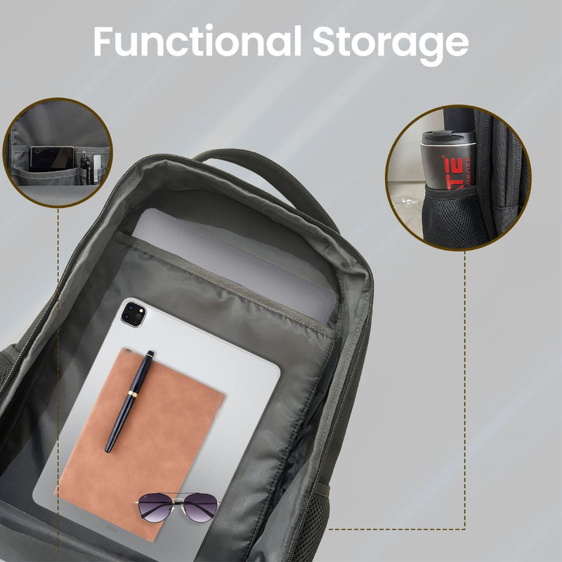 Large Capacity Backpack with Multiple Compartments for 15.6” Laptops ...