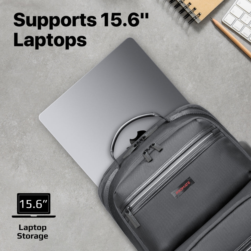 Heavy Duty Lightweight Backpack for 15.6” Laptops with Compartments ...