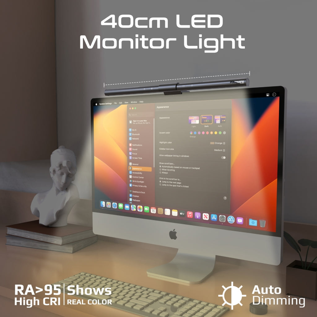 LumiBar™ Touch Controlled LED Monitor Light with Wireless Controller ...