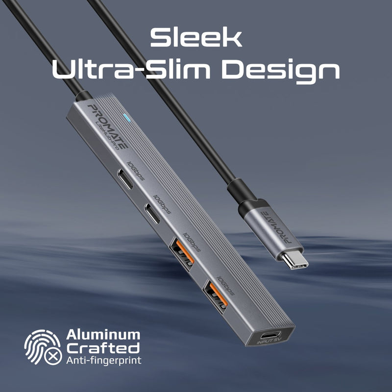 Multi-Port 10Gbps USB-C Data Hub – Promate Technologies