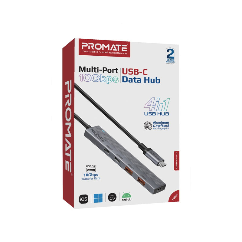 Multi-Port 10Gbps USB-C Data Hub – Promate Technologies