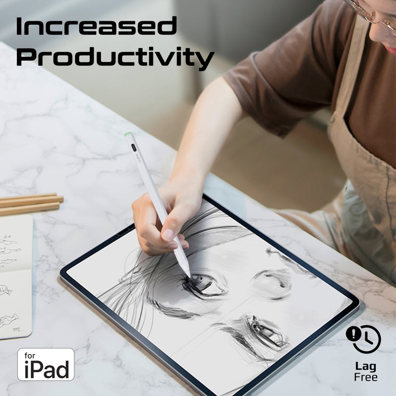 Precision Active Stylus Pen with Palm Rejection & Accessory Kit ...