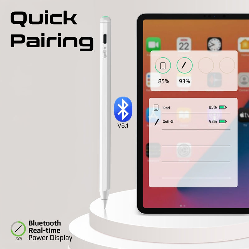 Precision Active Stylus Pen with Palm Rejection & Accessory Kit ...