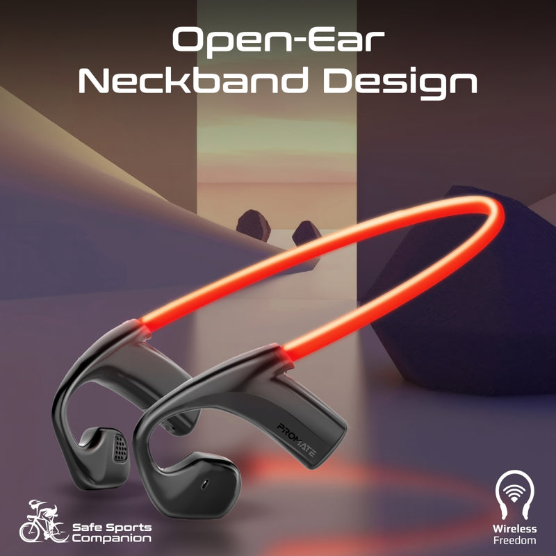 AudioConduct™ High-Endurance Wireless Neckband Earphones – Promate ...