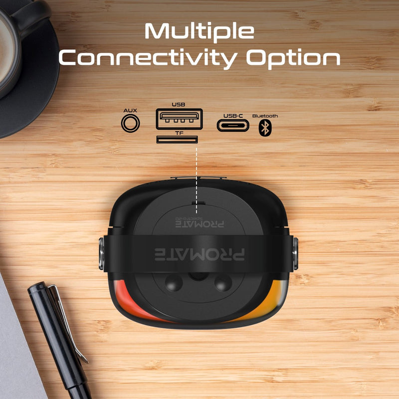 LumiSound™ HD 20W RGB True Wireless Bluetooth v5.3 Speaker – Promate ...