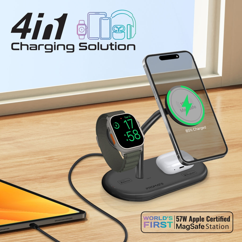57W High Speed MagSafe Charging Station – Promate Technologies