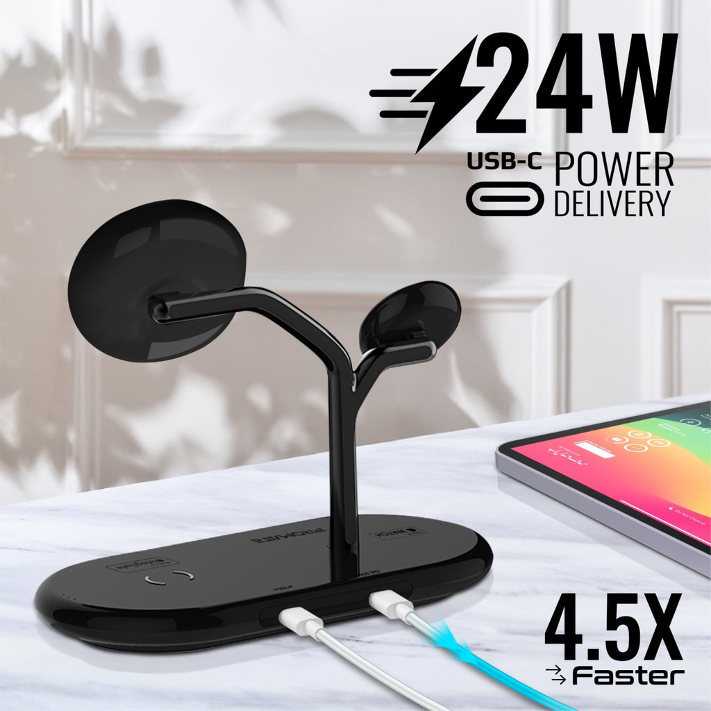 57W High Speed MagSafe Charging Station – Promate Technologies