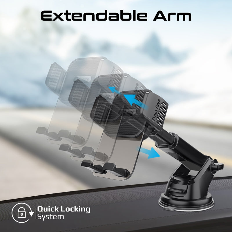 Secure Smartphone Holder Kit with Multiple Mounting Options – Promate ...