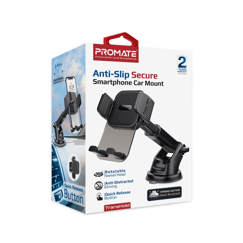 Anti-Slip Secure Smartphone Car Mount – Promate Technologies