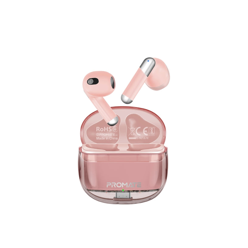 High Definition Transparent TWS Earbuds with IntelliTouch – Promate ...