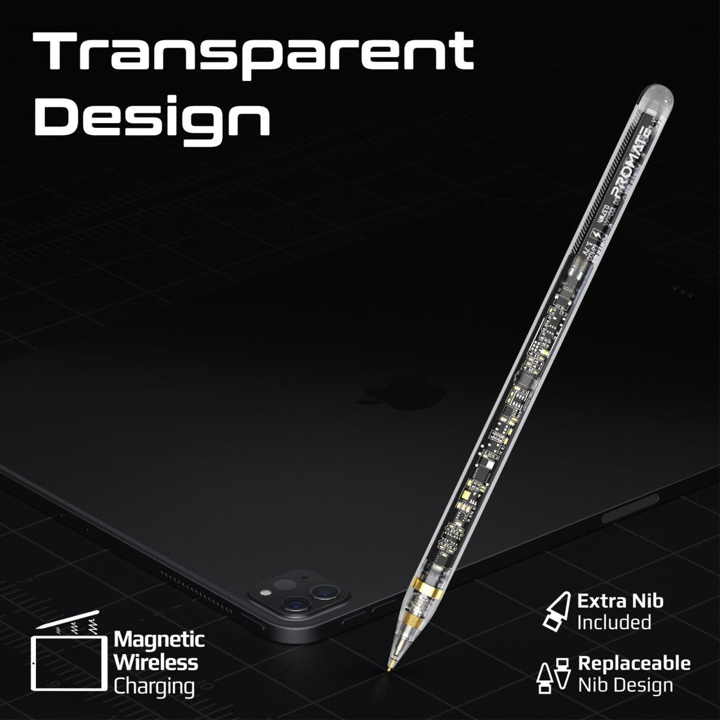 Transparent Precision Active Stylus Pen with Palm Rejection – Promate ...