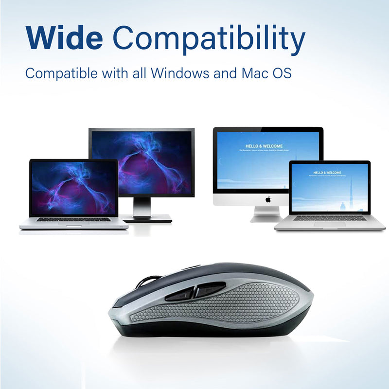 Silent Switch Streamlined Wireless Mouse – Promate Technologies