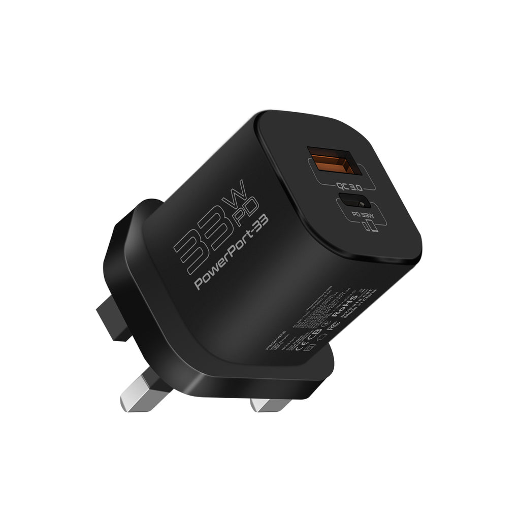33W Power Delivery GaNFast™ Charging Adapter – Promate Technologies