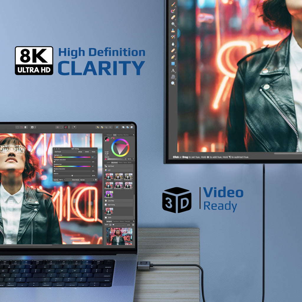 Certified Ultra-High-Speed 8K@60Hz HDMI® Slim Flexible Cable – Promate ...