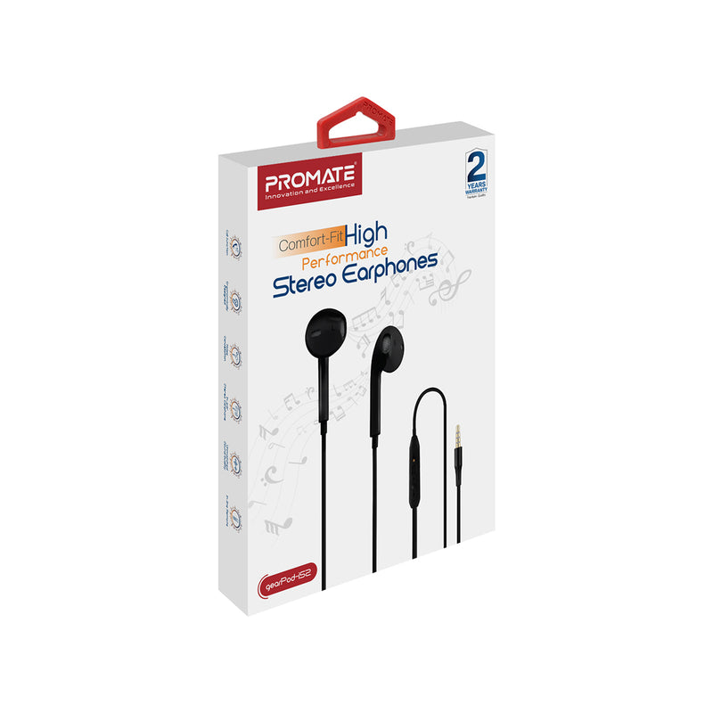 Lightweight High-Performance Stereo Earbuds – Promate Technologies