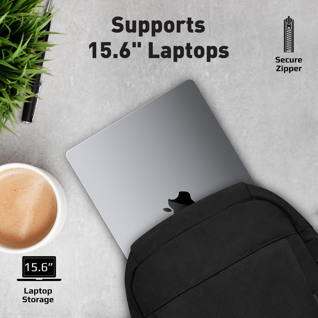 15.6" ComfortStyle™ Laptop Backpack with Large Compartments – Promate ...