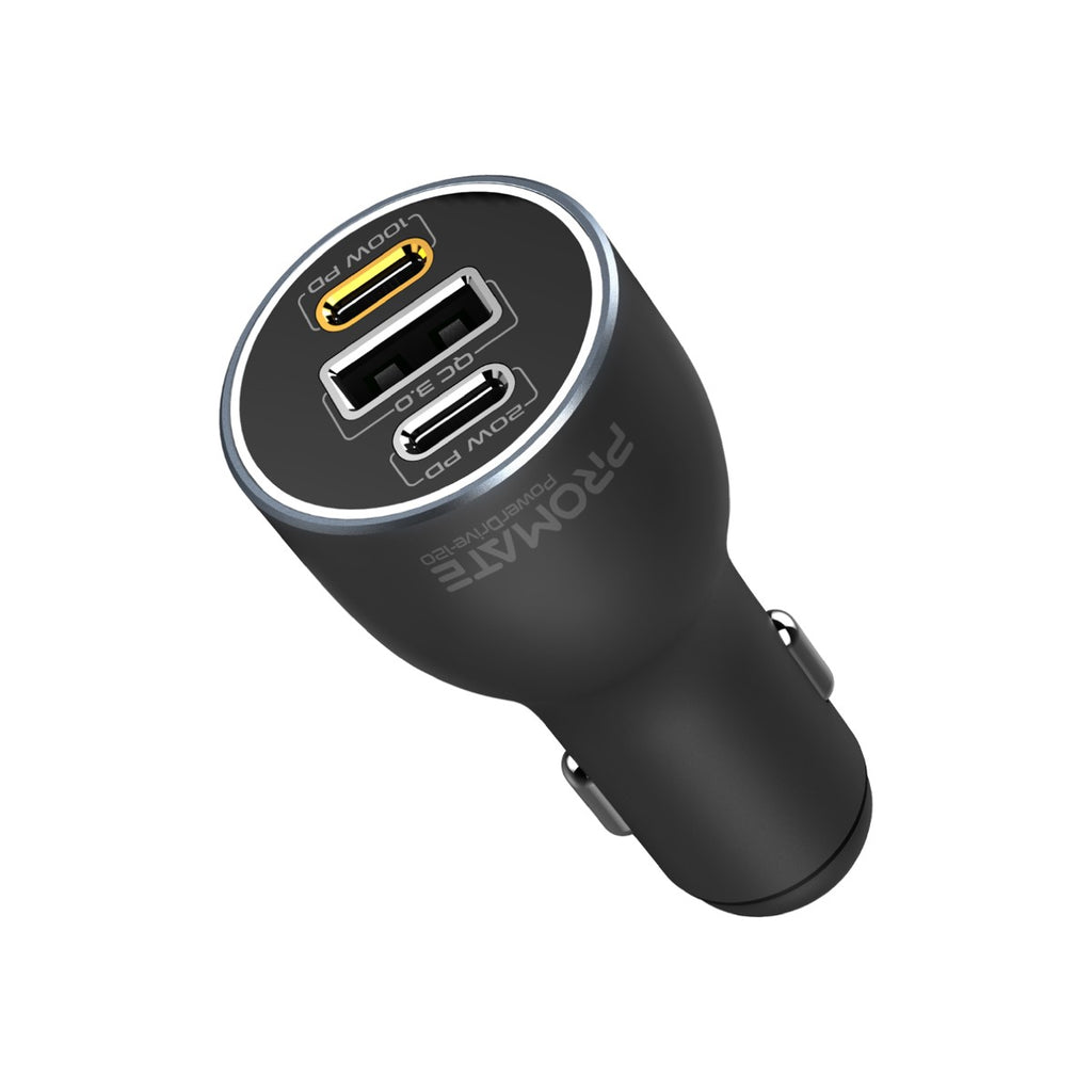 120W RapidCharge™ Car Charger with Dual Power Delivery and Quick Charg ...