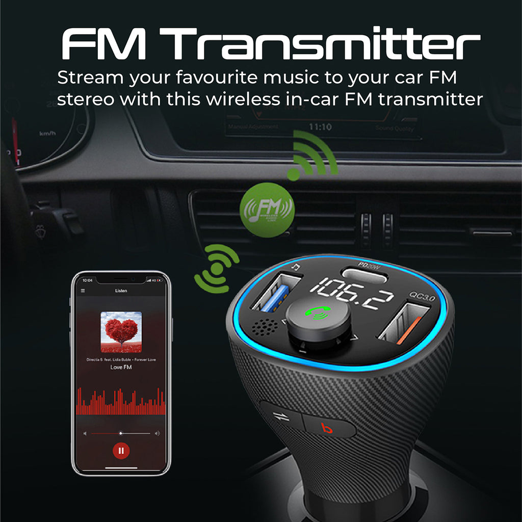 Universal Wireless Hands-free Kit with FM Transmitter – Promate ...