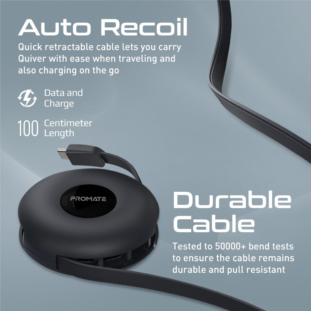 3-in-1 Retractable Magnetic Charging Cable – Promate Technologies