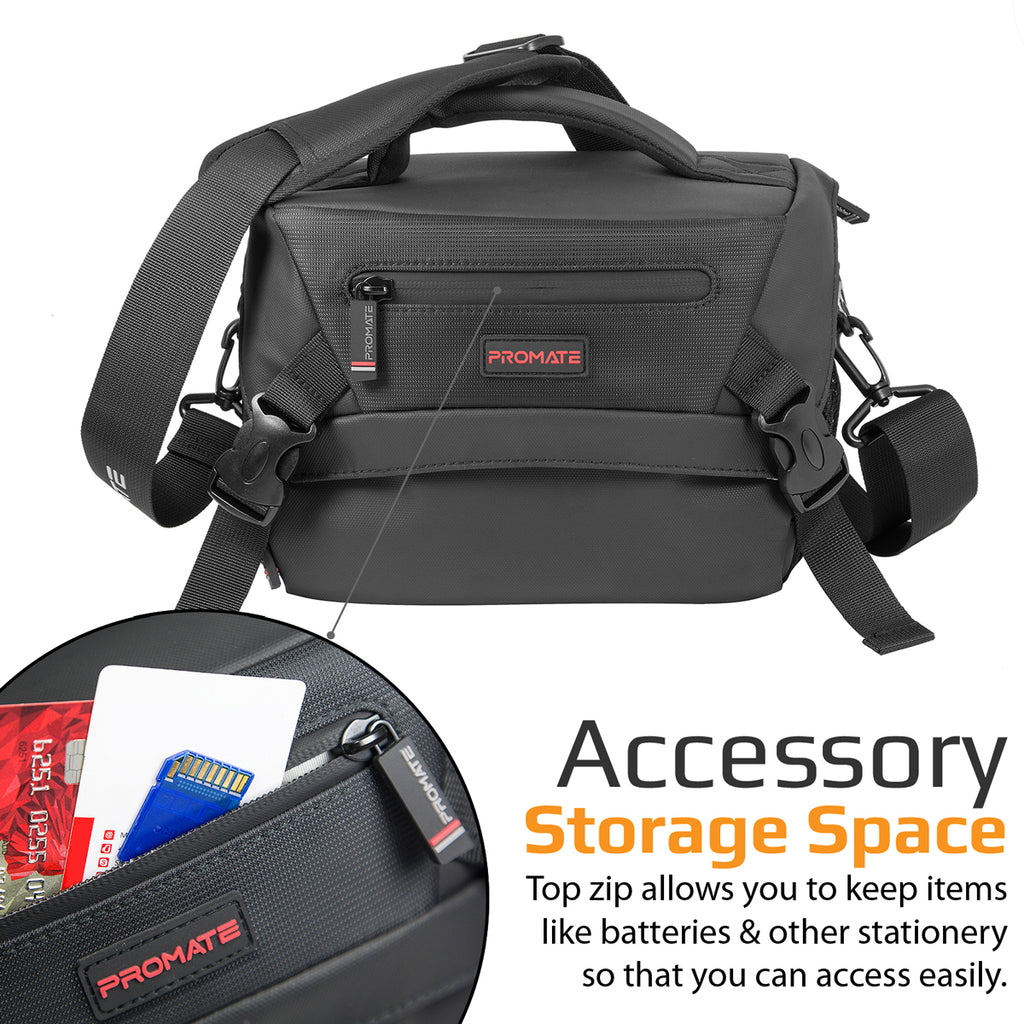 Compact SLR Camera bag with Adjustable Compartment – Promate Technologies