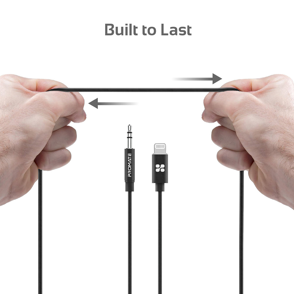 MFi-certified 3.5mm Stereo Audio Cable with Lightning Connector 1m ...