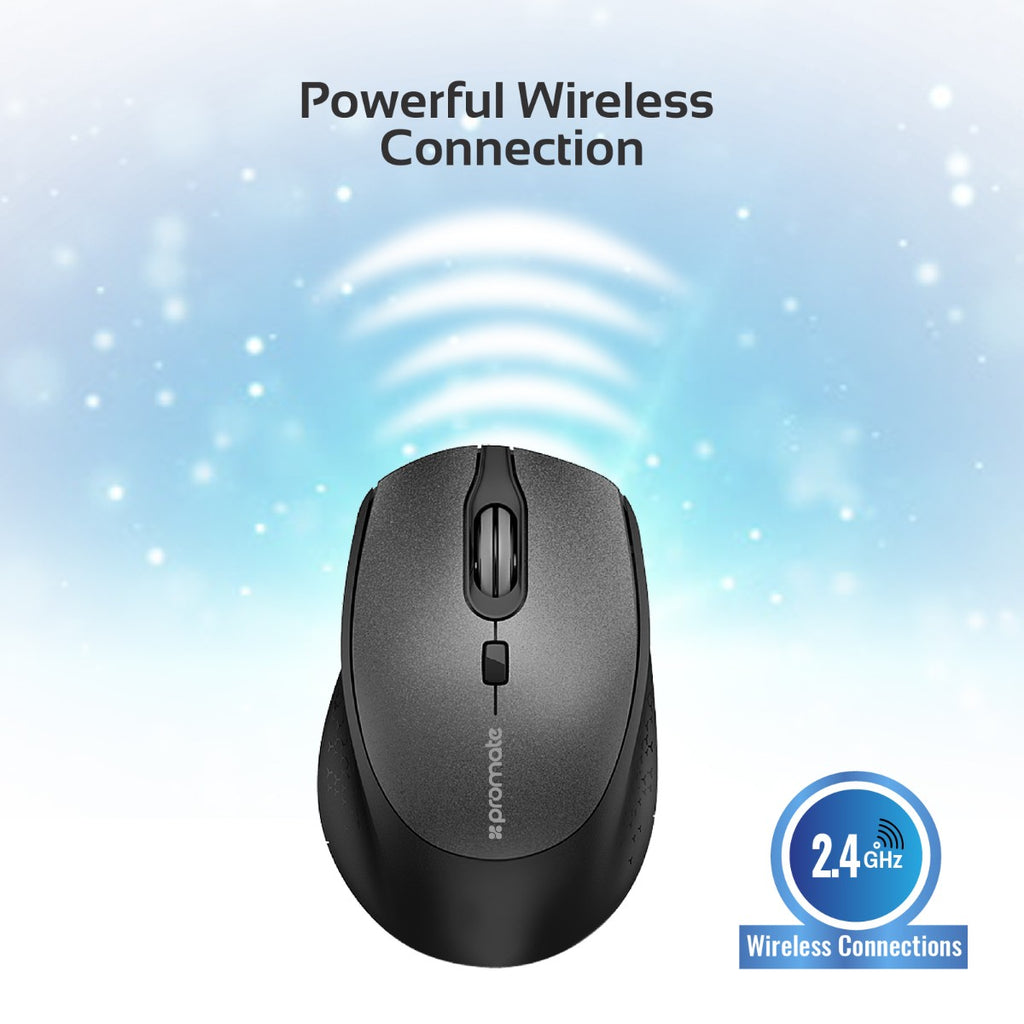 2.4GHz Wireless Optical Mouse with Precision Scrolling – Promate ...