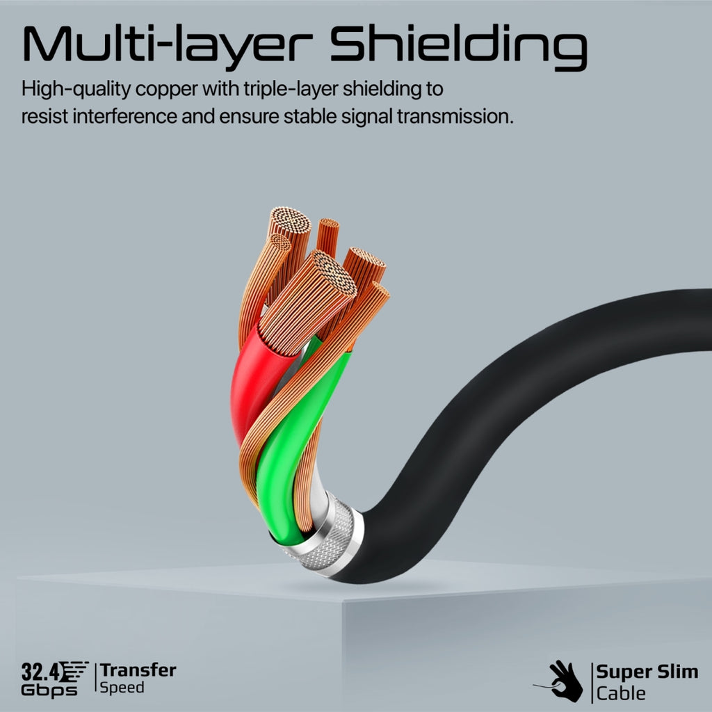 8K@60Hz High-Definition DisplayPort Cable – Promate Technologies