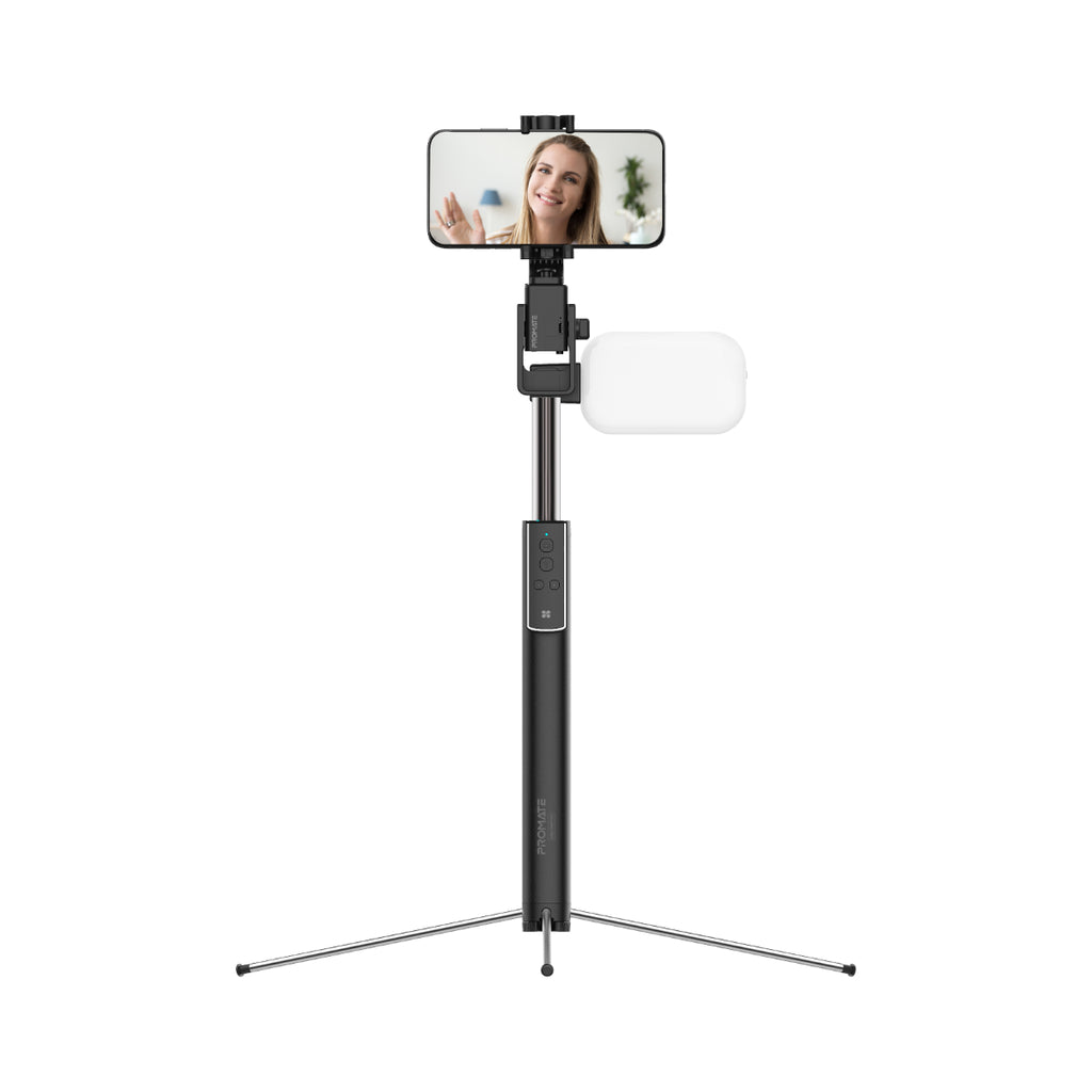 Remote Motion Controlled Selfie Stand with LED Light – Promate Technologies