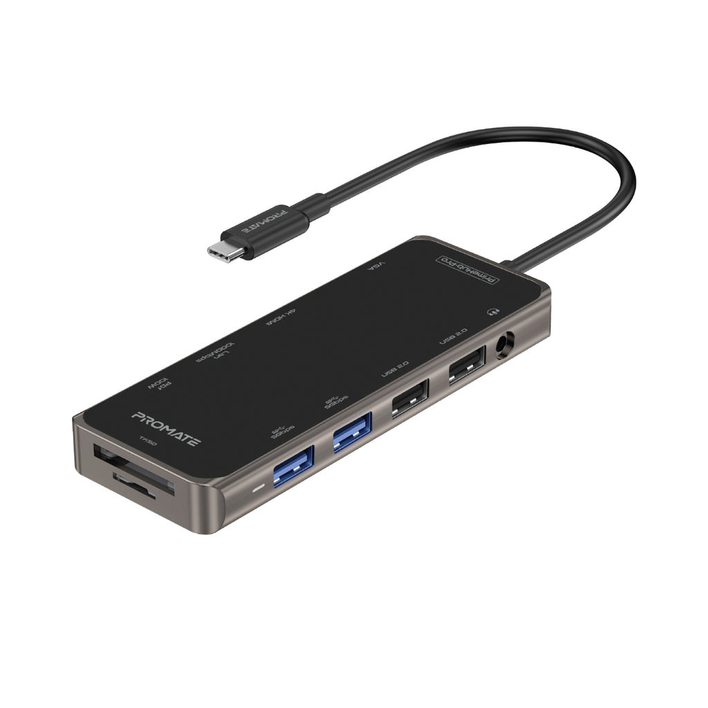 Ultra-Fast Multiport USB-C Hub with 100W Power Delivery – Promate ...