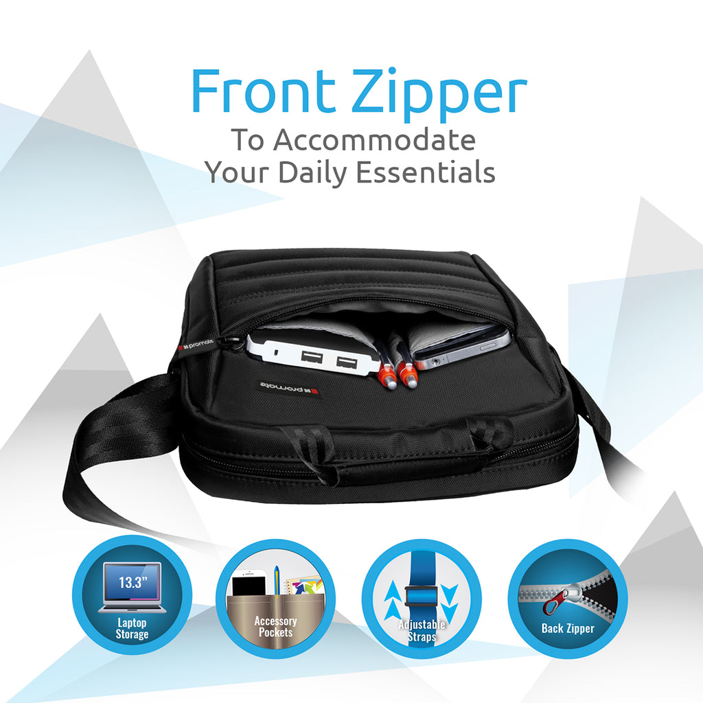 Heavy Duty Messenger Bag for Laptops upto 13.3" – Promate Technologies